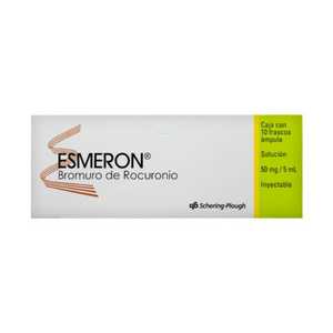 Esmeron 50mg/5ml caja con 10 frascos ámpula | Mejor Precio en Vitau