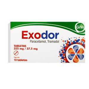 Exodor 325/37.5mg caja con 10 tabletas | Mejor Precio