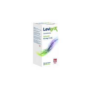 Levigrix 0.5mg/1ml caja con 1 frasco de 200ml | Mejor Precio