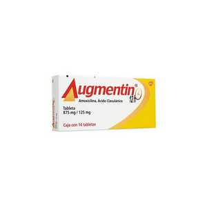 Augmentin 875mg/125mg caja 14 tabletas | Mejor Precio