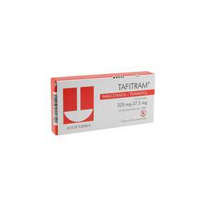 Tafitram 325mg/37.5mg caja 20 tabletas | Vitau - Farmacia en línea