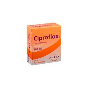Ciproflox 500mg caja 12 cápsulas | Mejor Precio