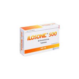 Ilosone 500mg caja 20 tabletas | Mejor Precio en Vitau