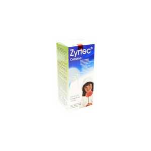 Zyrtec Infantil 5mg/5ml caja con 1 frasco de 100ml | Mejor Precio