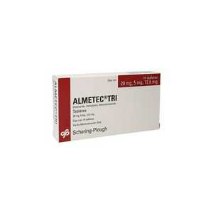 Almetec Tri 20 mg / 5 mg /12.5 mg caja con 14 tabletas | Mejor Precio