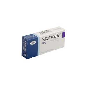 Norvas 5mg caja con 30 tabletas | Mejor Precio en Vitau