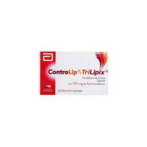 Controlip-Trilipix 135 mg caja 30 cápsulas | Mejor Precio en Vitau