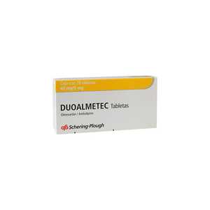 Duoalmetec 40mg/5mg caja con 28 tabletas | Vitau - Farmacia en línea