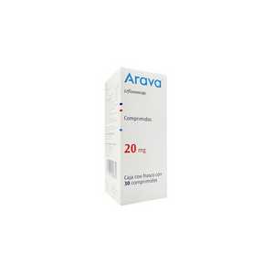 Arava 20mg caja con frasco 30 comprimidos | Mejor Precio