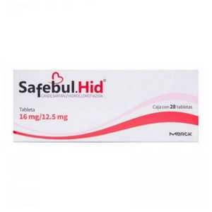 Safebul Hid 16mg/12.5mg 2 cajas con 28 tabletas de 16mg y 14 tabletas ...