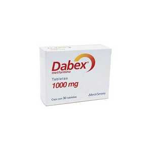 Dabex 1000 mg caja 30 tabletas | Mejor Precio
