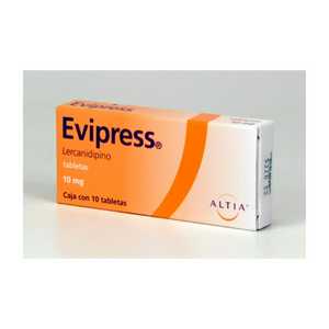 Evipress 10mg caja con 10 tabletas | Mejor Precio