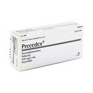 Precedex 200mcg/20ml caja con 20 frasco ámpula de 50ml solución ...