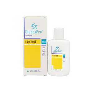 Clobexpro 0.05% caja con 1 frasco de 59ml loción | Mejor Precio en Vitau