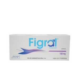 Figral 100mg caja con 4 tabletas | Vitau