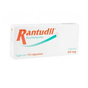 Rantudil 60mg caja con 14 cápsulas | Mejor Precio