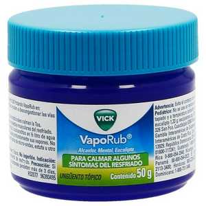 Vick VapoRub 5.26g, 2.82g, 1.33g tarro 50g ungüento | Mejor Precio