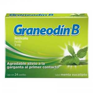 Graneodin B menta 10mg caja 24 tabletas | Mejor Precio