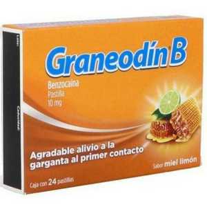 Graneodin B miel limón 10mg caja con 24 tabletas | Mejor Precio