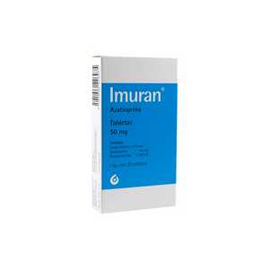 Imuran 50 mg caja 25 tabletas | Precio: $1434.00 MXN