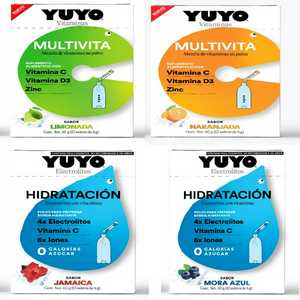 YUYO KIT DE VARIEDAD 2 MULTIVITA + 2 HIDRATACIÓN 4 CAJITAS 10 PZ C/U - CONT. NET. 240G | Mejor ...