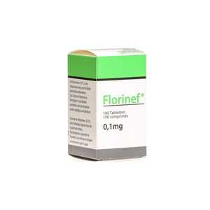 Florinef 0.1mg caja con 100 tabletas | Vitau