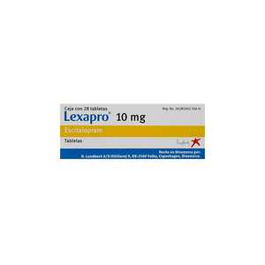 Lexapro 10 mg caja 28 tabletas | Vitau