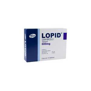 Lopid 600 mg caja con 14 tabletas | Mejor Precio
