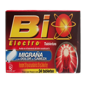 Bio Electro 250mg/250mg/65mg caja con frasco 24 tabletas | Vitau