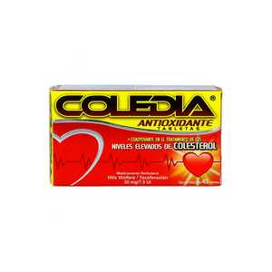 Coledia Antioxid 30mg/5Ui caja con 45 tabletas | Mejor Precio