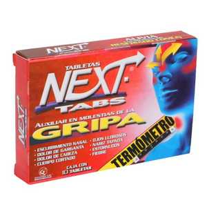 Next 500/25/5/4mg caja 10 tabletas | Mejor Precio