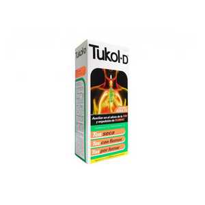 Tukol D Adulto 2g/0.2g caja 1 frasco 125ml jarabe | Mejor Precio