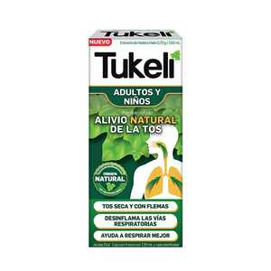 Tukeli Hedera 0.7g/100ml caja 1 frasco 120ml jarabe | Mejor Precio