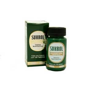 Sukrol caja con frasco con 100 tabletas | Mejor Precio