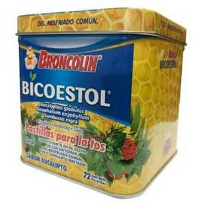 Broncolin Bicoestol limon caja con 72 pastillas | Vitau - Farmacia en línea