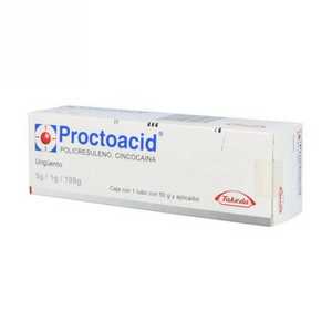 Proctoacid 5g/1g/100g caja 1 tubo 50g ungüento | Mejor Precio