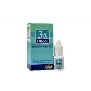 3A Ofteno 0.1% caja con 1 pieza de 5mL solución oftálmica | Mejor ...