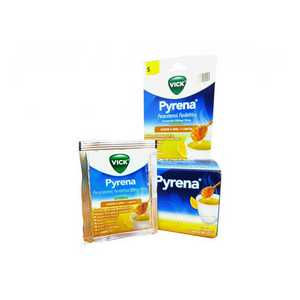 Vick Pyrena miel y limón 500mg, 10mg caja con 12 sobres de 5g cada uno ...