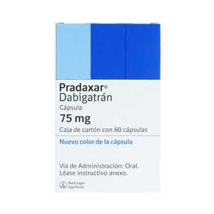Pradaxar 75mg caja con 60 cápsulas | Mejor Precio