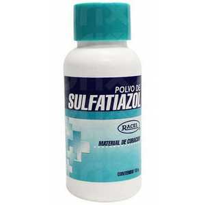 Sulfatiazol En Polvo Racel frasco con 10g polvo | Mejor Precio