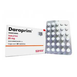 Daraprim 25 mg caja 30 tabletas | Vitau