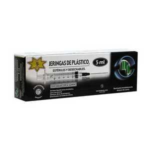 Jeringax 32mm caja con 5 jeringas de 5ml | Mejor Precio en Vitau