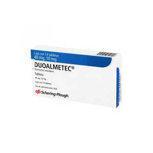 Duoalmetec 40mg,10mg caja con 14 tabletas | Mejor Precio