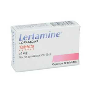 Lertamine 10mg caja con 10 tabletas | Mejor Precio