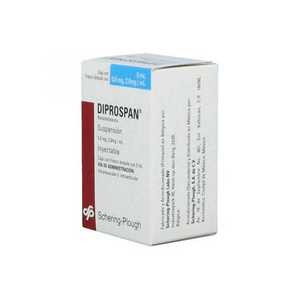 Diprospan Via 5mg/2mg caja con 1 jeringa de 5ml | Mejor Precio en Vitau