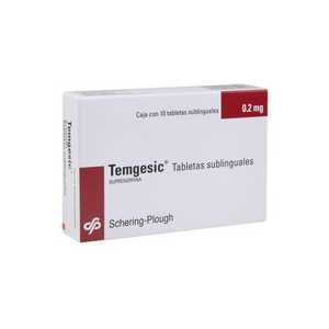 Temgesic 0.2mg caja 10 tabletas | Vitau