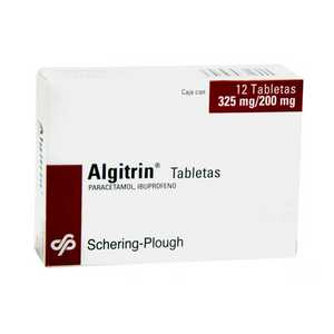 Algitrin 325mg/200mg caja 12 tabletas | Mejor Precio