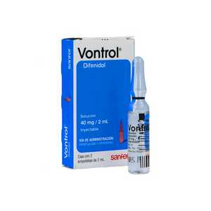 Vontrol 40 mg caja con 2 ampolletas de 2ml solución inyectable | Mejor ...