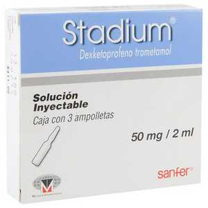 Stadium 50mg2ml Caja Con 3 Ampolletas De 2ml Solucion Inyectable ...