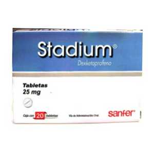Stadium 25mg caja 20 tabletas | Mejor Precio